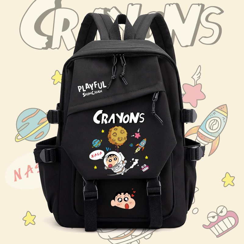 Crayon Shin-Chan Japanese style backpack around male and female primary ...