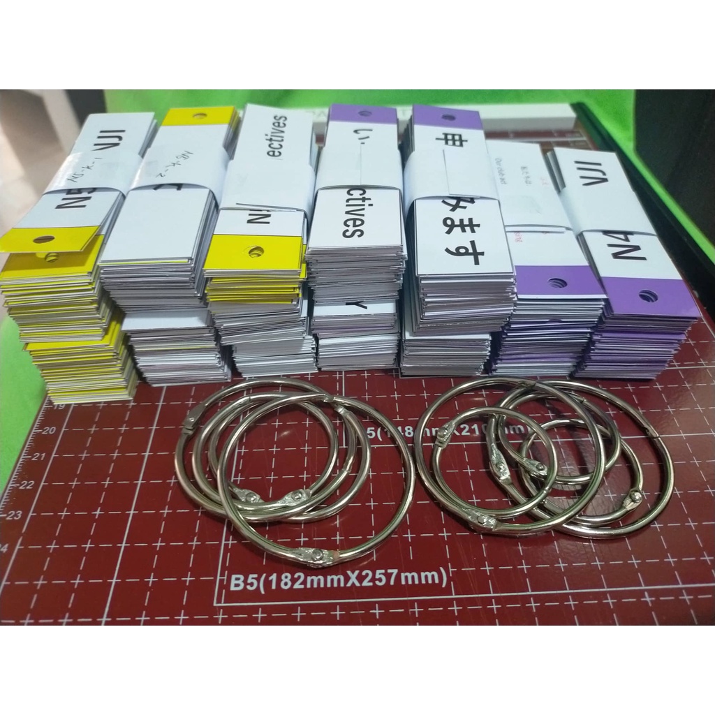 N5 Kanji Flashcards (Lesson 1 to 25) Complete Set | Shopee Philippines