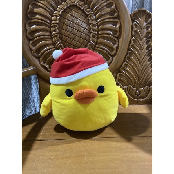 Rilakkuma Kiroi Big 12” with Removable Christmas Hat Stuffed Toy ...