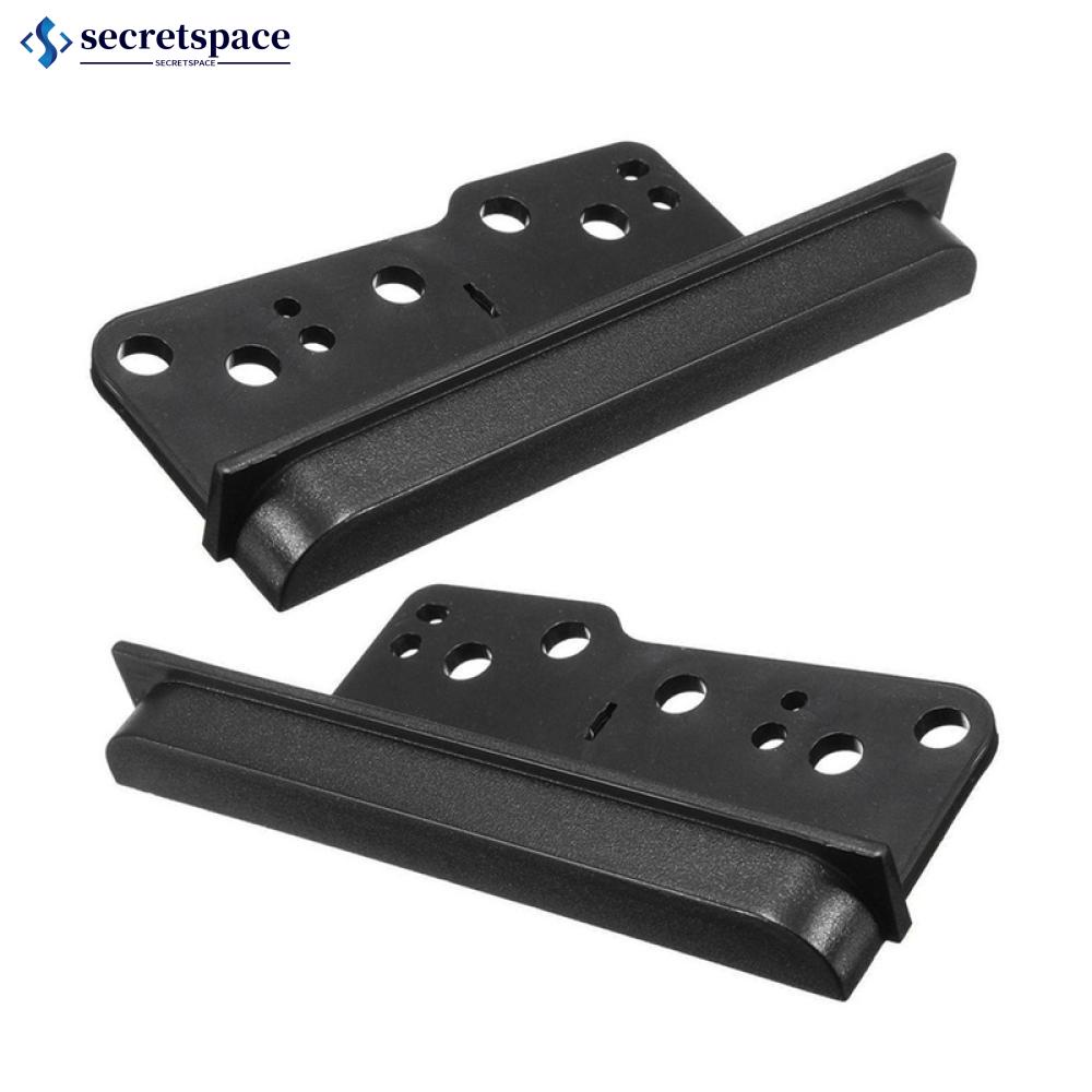 SECRETSPACE 2Pcs Car Radio Brackets Double 2Din Stereo Panel Fascia DVD ...