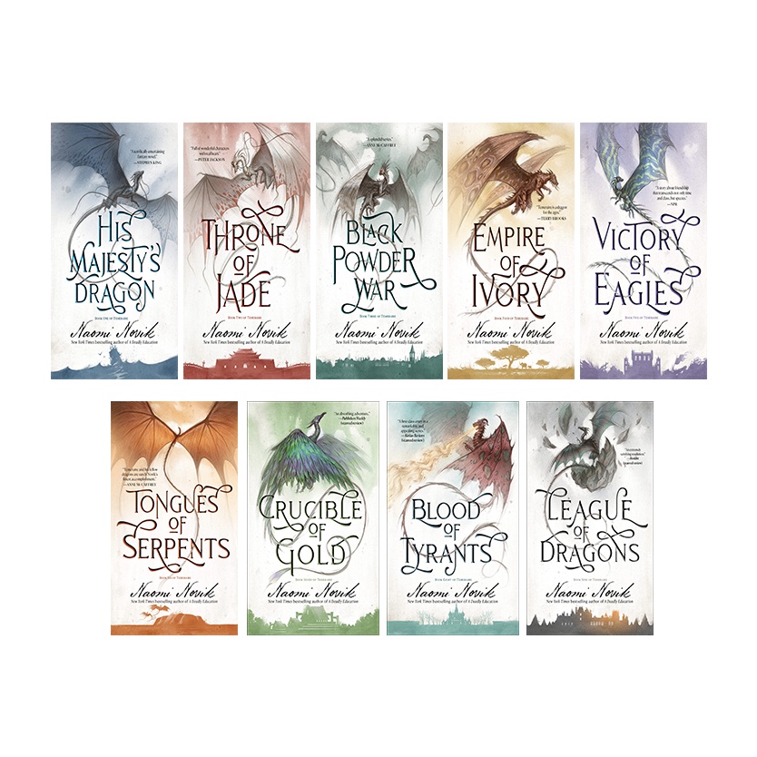 Temeraire Series (Book 1-9) [Paperback] By: Naomi Novik | Shopee ...