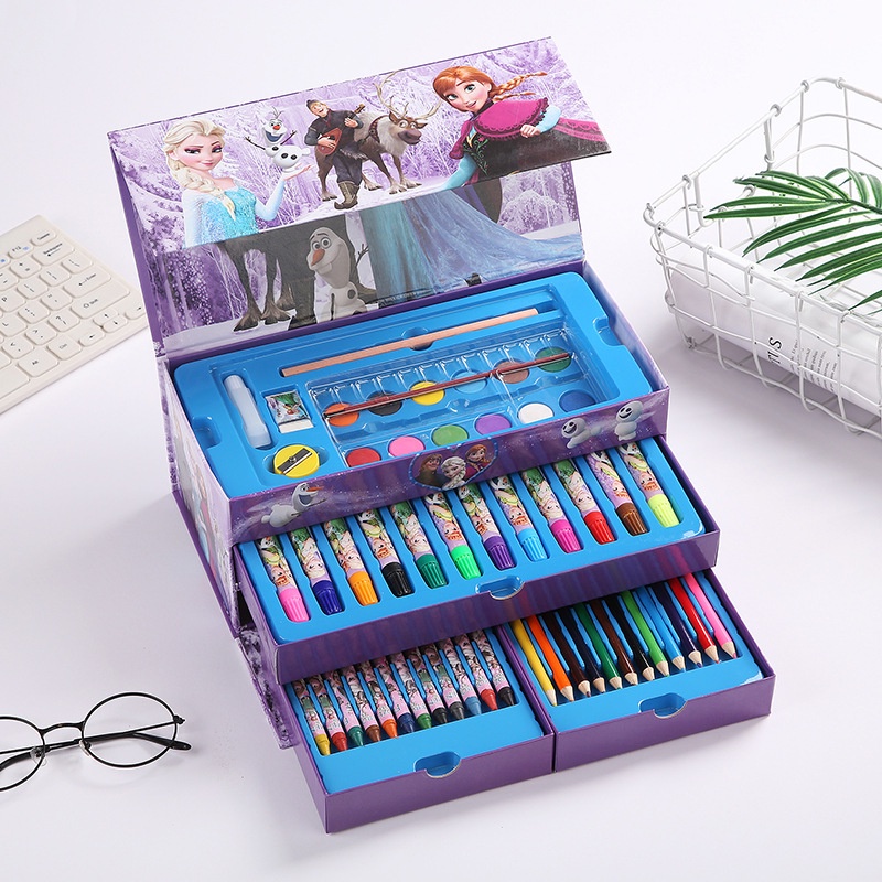 Sale 54 pcs watercolor suit children crayons painting suit students ...