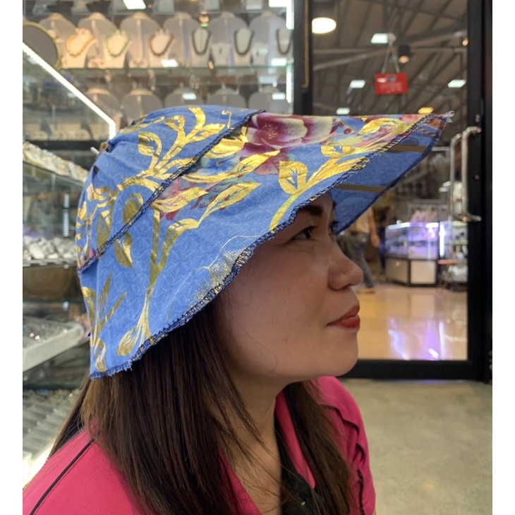 Hat and fan batik bamboo | Shopee Philippines