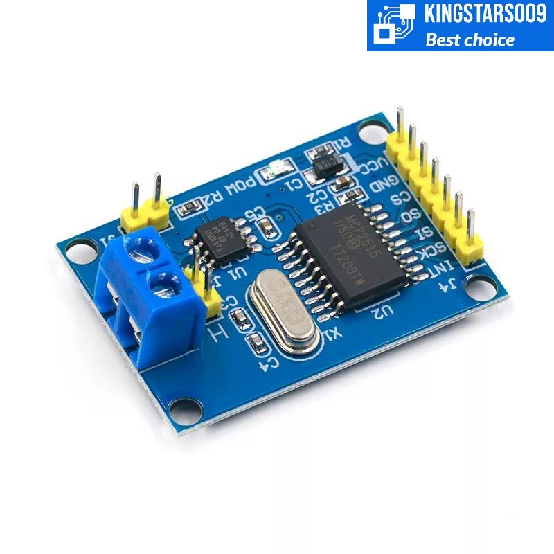 Can bus module MCP2515 TJA1050 SPI communication for Arduino ARM ...