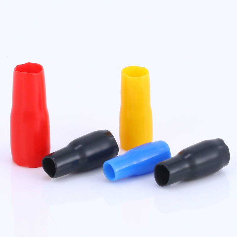 (50PCS) Terminal Cable Lug Cover V1.25-V50-60 Red/Black for Lifepo4 ...