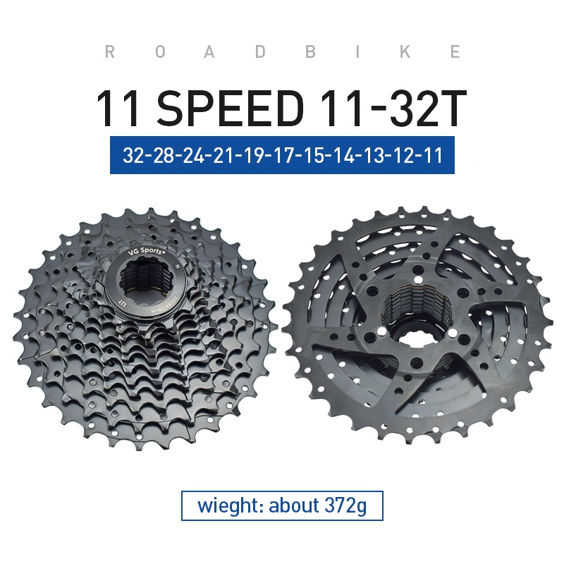 VG Sports 8 9 10 11 Speed Road Bike Cassette 11-25T/28T/32T/34T/36T ...