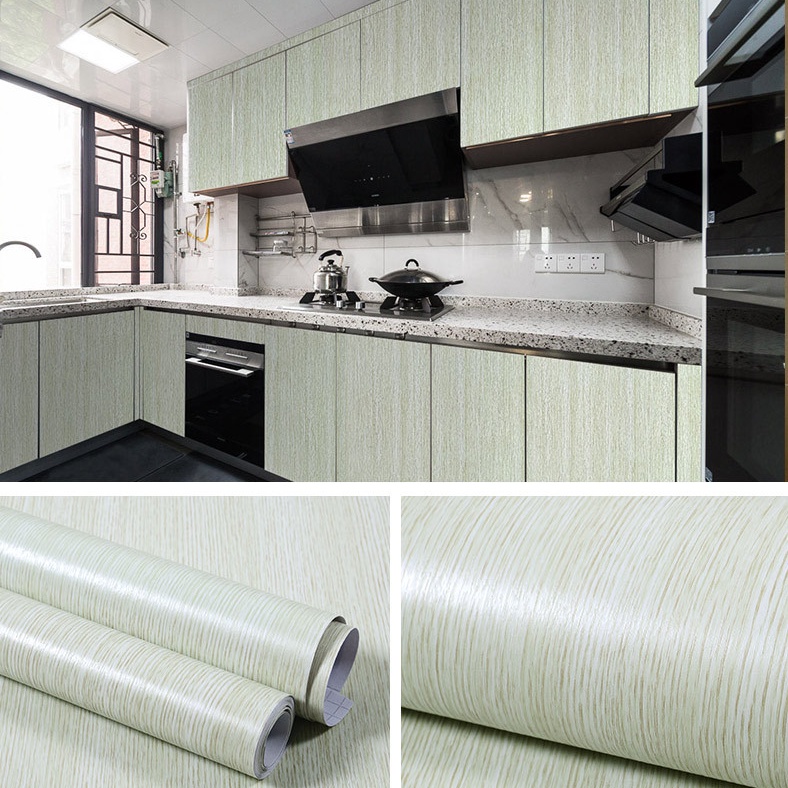 Self adhesive wood wallpaper/vinyl waterproof table sticker/moisture ...