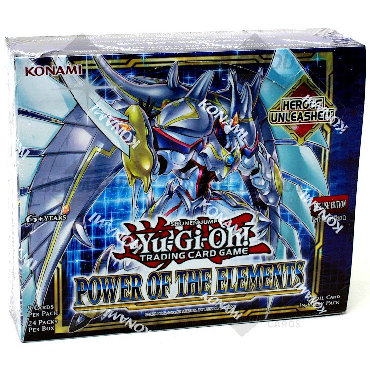 Yu-Gi-Oh! TCG Power of the Elements Booster Box 24s | Shopee Philippines