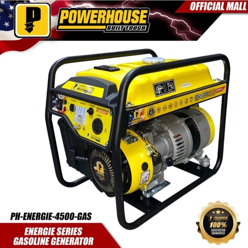 POWERHOUSE ENERGIE SERIES GASOLINE GENERATOR RECOIL START MAX POWER 1.8 ...