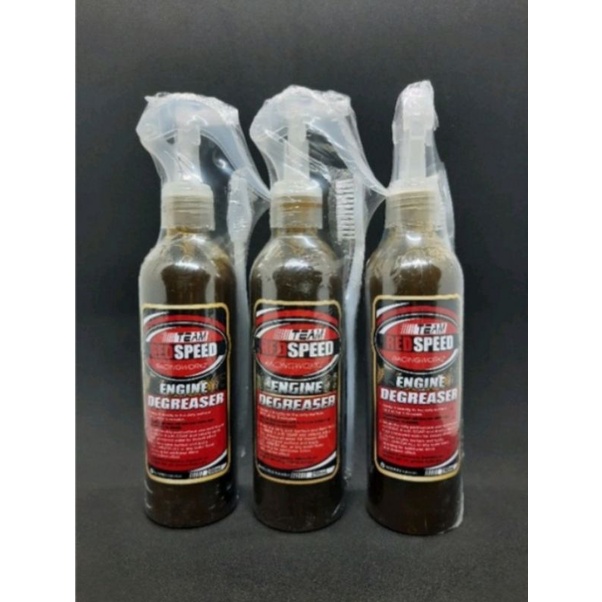 Engine Degreaser Team Red Speed 250ml with Brush and Scrub Pad | Shopee ...