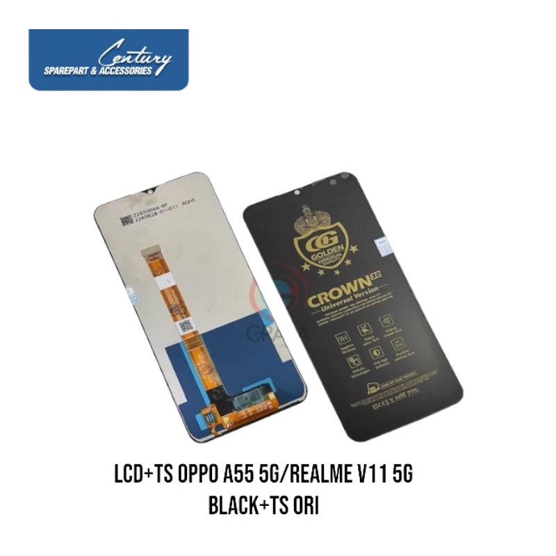 Lcd OPPO A55 5G/OPPO V11 5G BLACK+TS ORI | Shopee Philippines