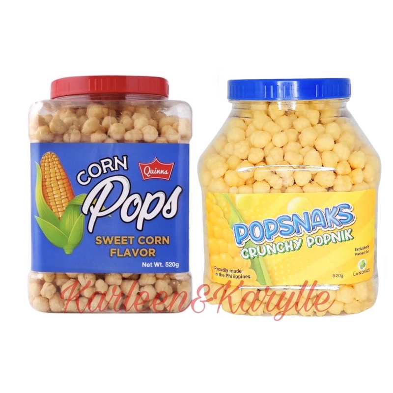Corn Pops Sweet Corn Flavor 520g(Quinns/POPSNAKS/Country Bites ...