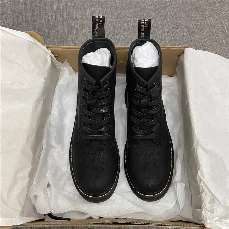 Martin HONG KONG BOOTS WITH SMOOTH GENUINE LEATHER | Shopee Philippines