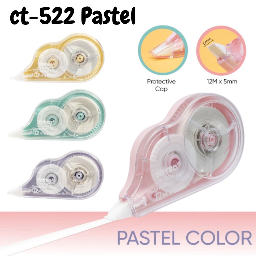 Tipex Paper Joyko CT-522 Pastel Correction Tape | Shopee Philippines