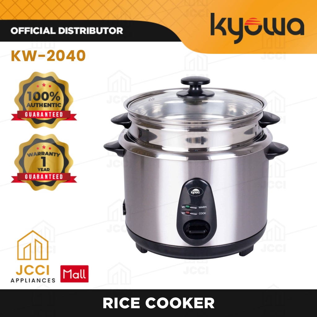 Kyowa Rice Cooker 1.8 Lts Stainless Steel Pot Original with 1 Year ...