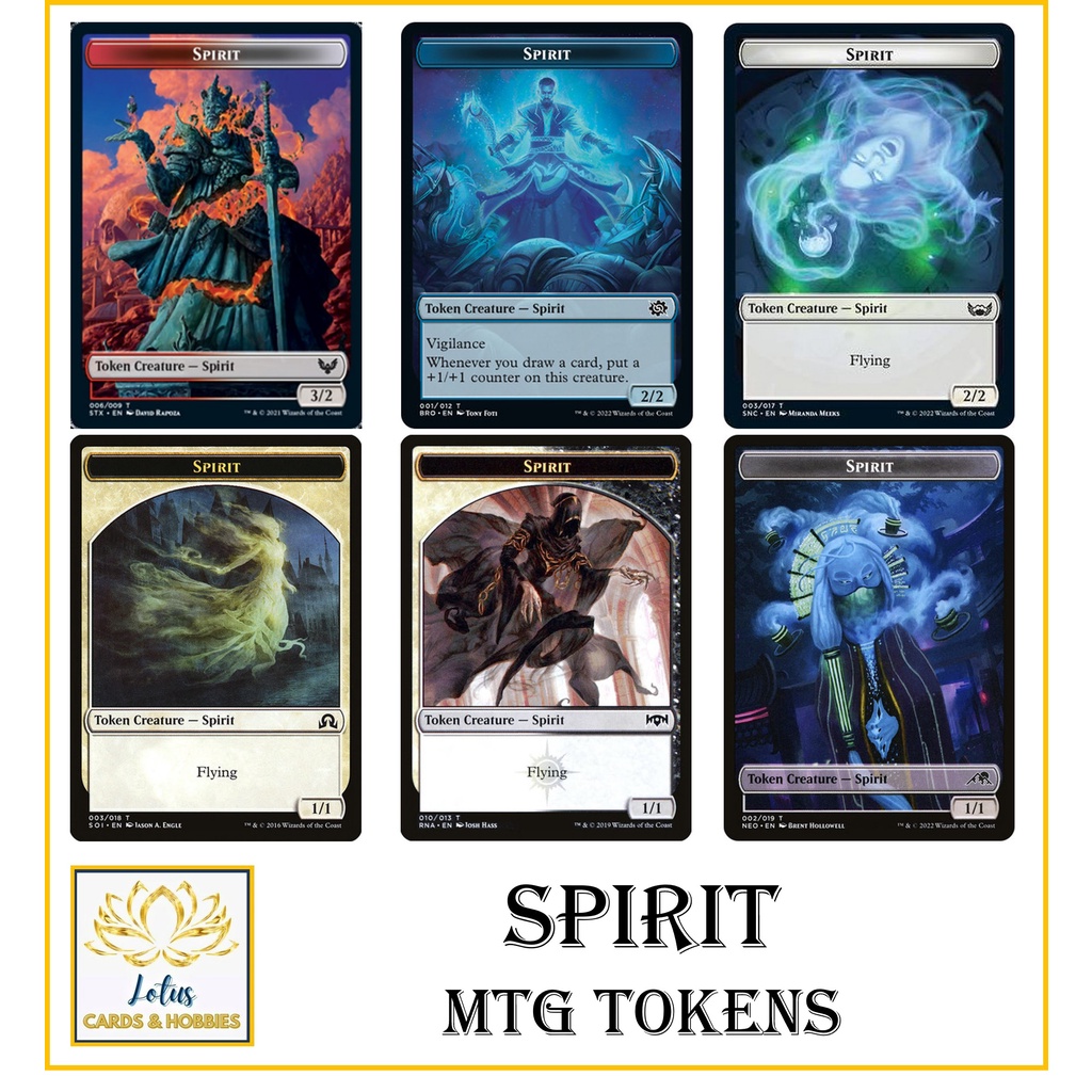 Magic the Gathering | Spirit Token | Shopee Philippines