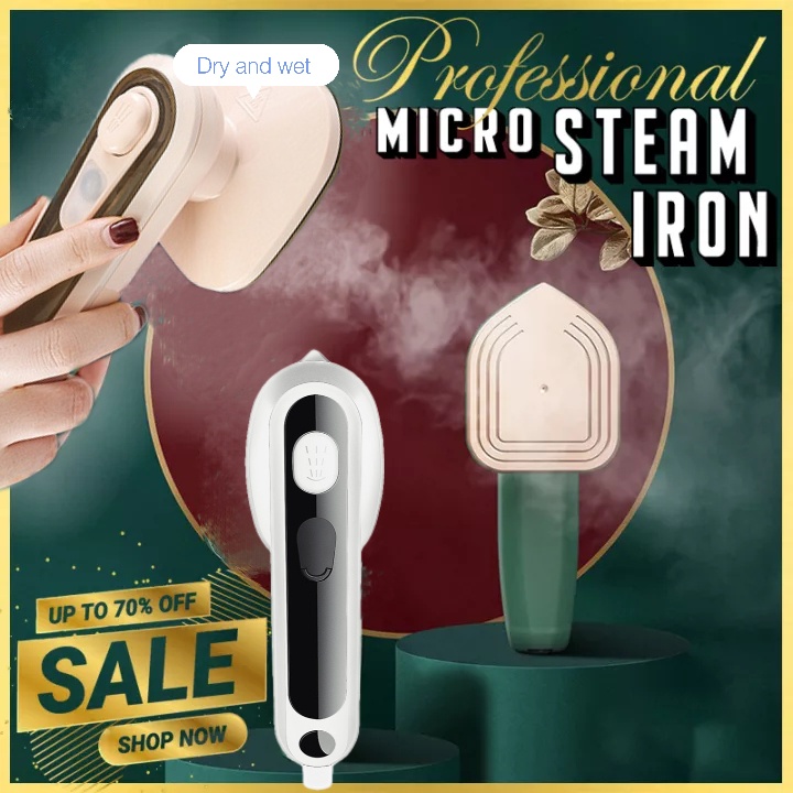 【Ready Stock】Mini Iron Wet And Dry Electric Portable Micro Clothes ...