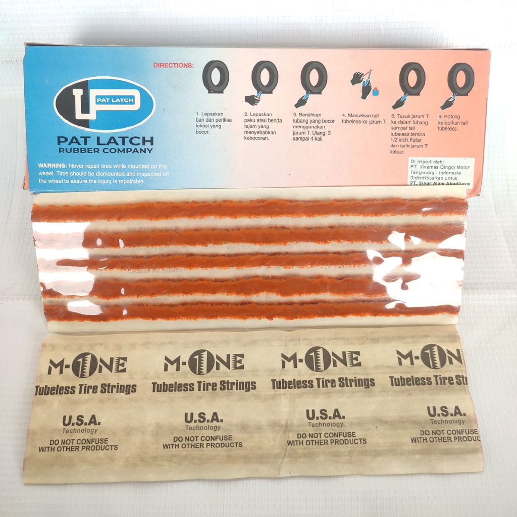 WORM TUBLESS PAT LATCH RUBBER COMPANY | Shopee Philippines