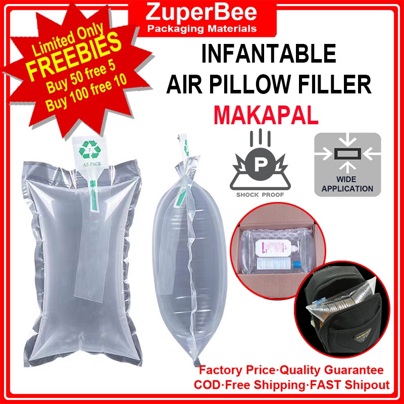 Air Filler Inflatable Buffer Bag Bubble Pillow for storage maintenance secure packages ...