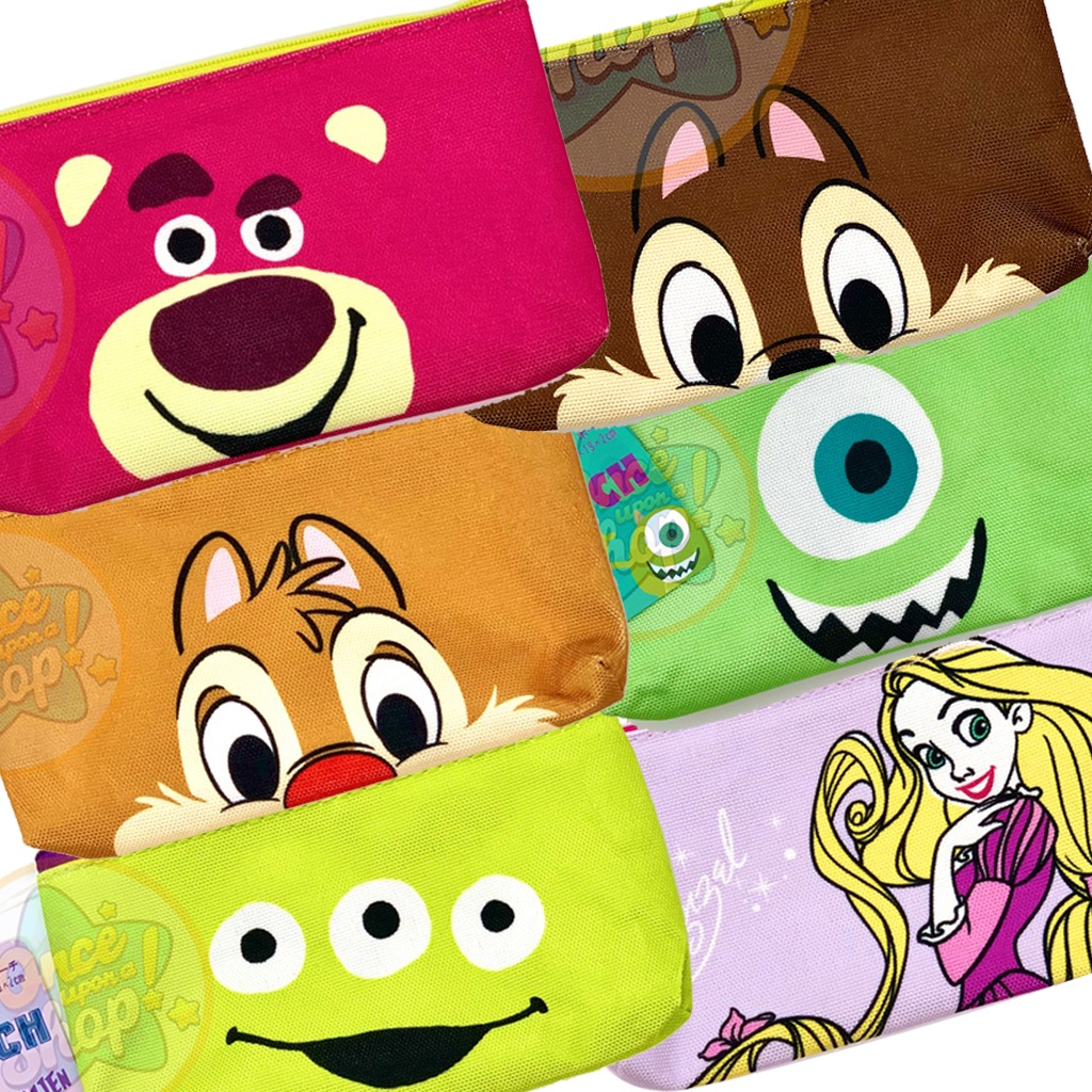DISNEY SMALL CANVAS POUCH (9CMX19CMX2CM) | Shopee Philippines
