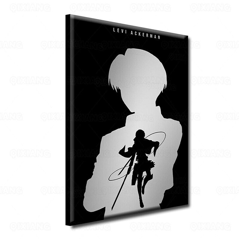 Anime Levi Ackerman Pictures Canvas Poster Hd Printed Painting Attack ...