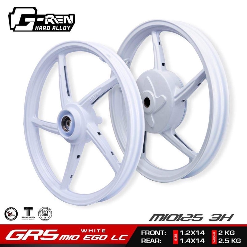 G-ren MAGS GR5 MIO SPORTY/ MIO I 125 3 HOLES | Shopee Philippines