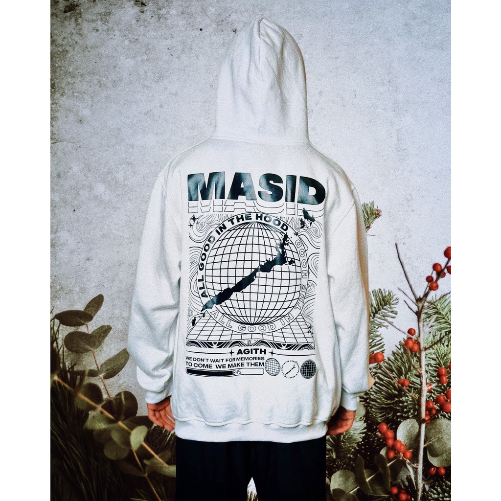Masid V2 Hoodie White By Geo Ong Shopee Philippines