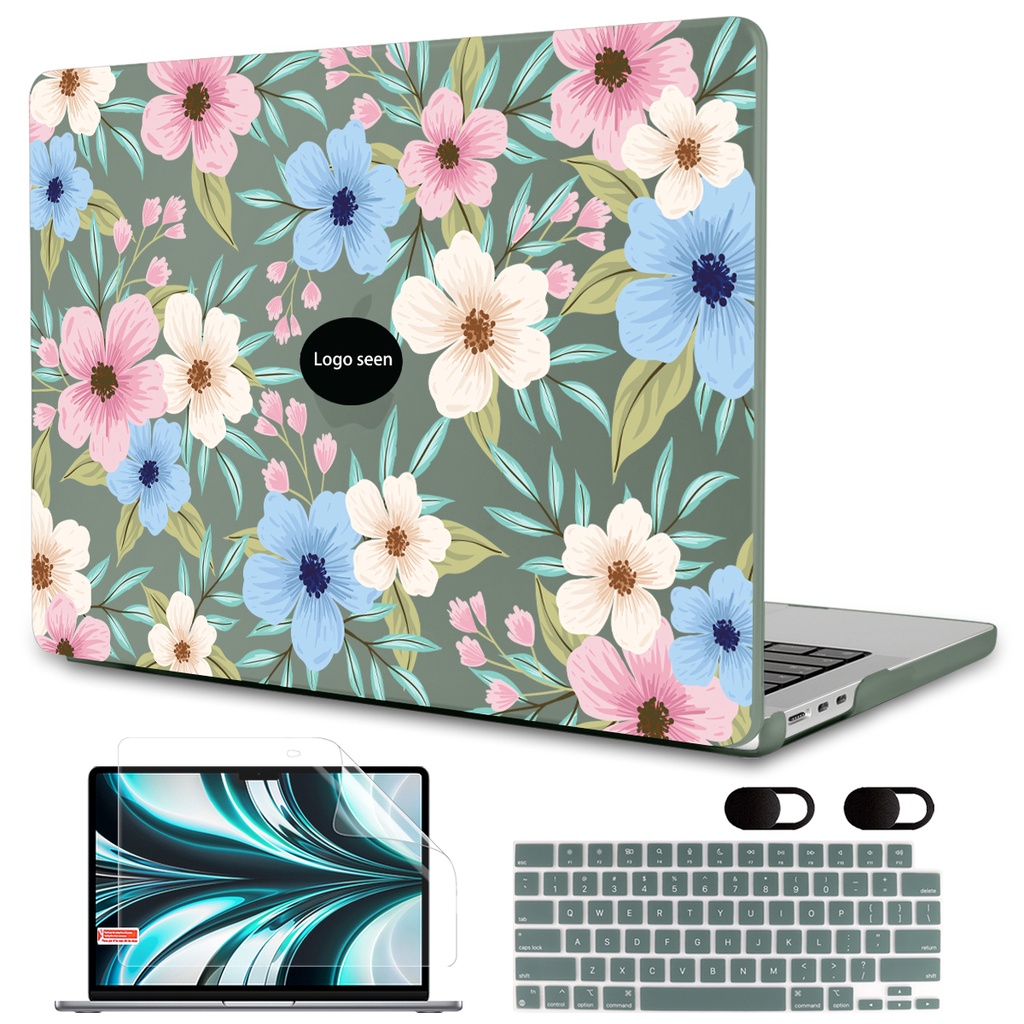 Matte Night Green Hard Shell For MacBook Air case 2024 2023 2022 A3113 ...