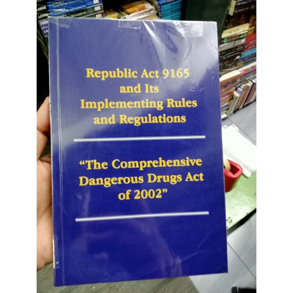 Republic Act 9165 and Its Implementing Rules (Reprinted) | Shopee ...