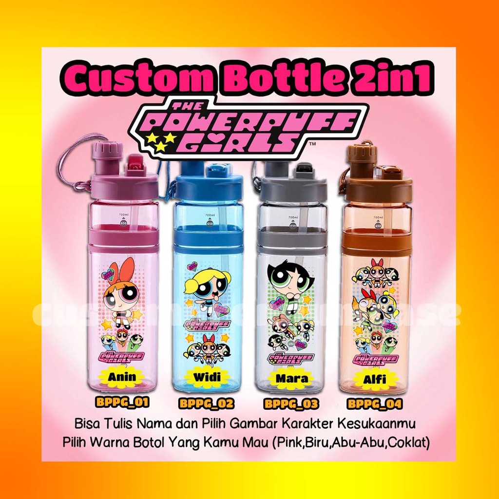 Custom Drink Bottles - 2in1 - Popular Children's Cartoon TV Event ...