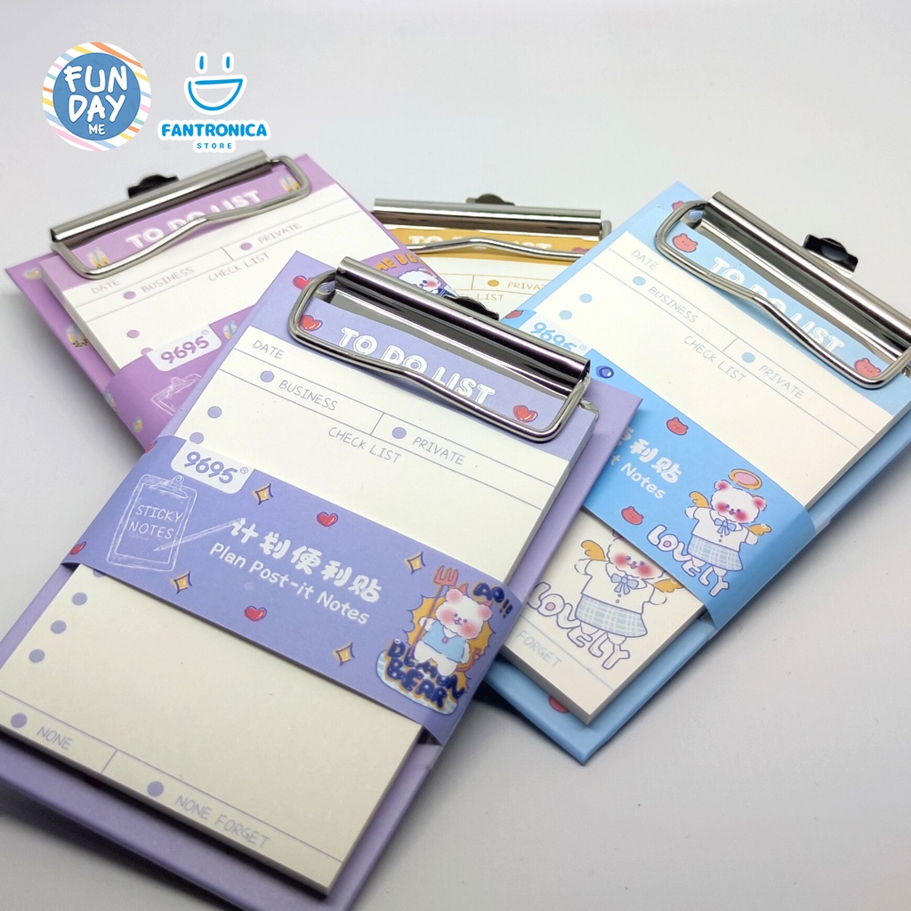 Notes Cute Memopad / LJK mini notes to do list / work note memo ...