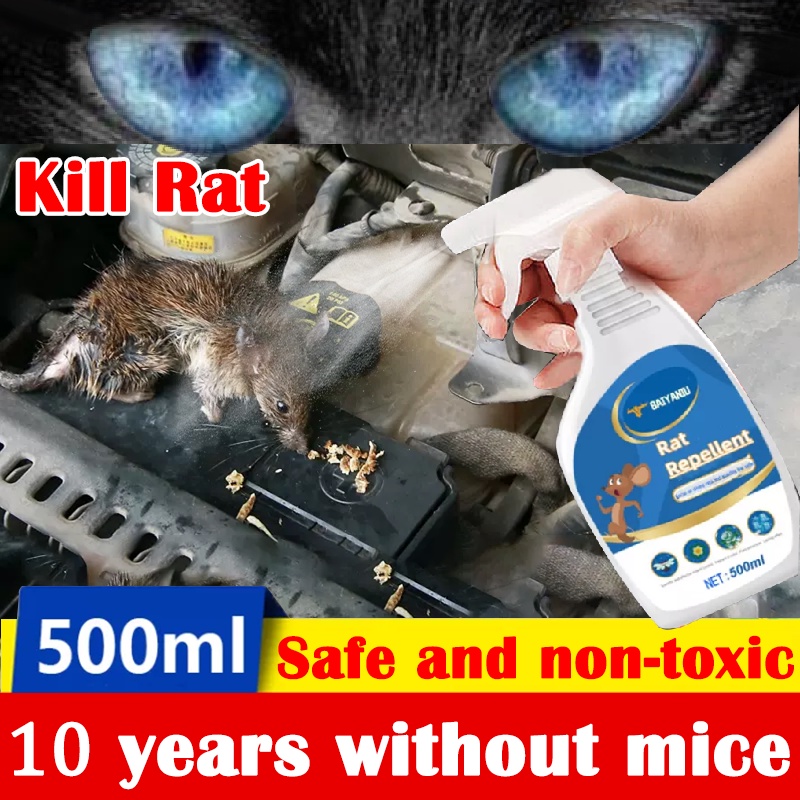 No mice for 10 years Rat Spray Killer Rat Repellent Non-toxic, no harm ...