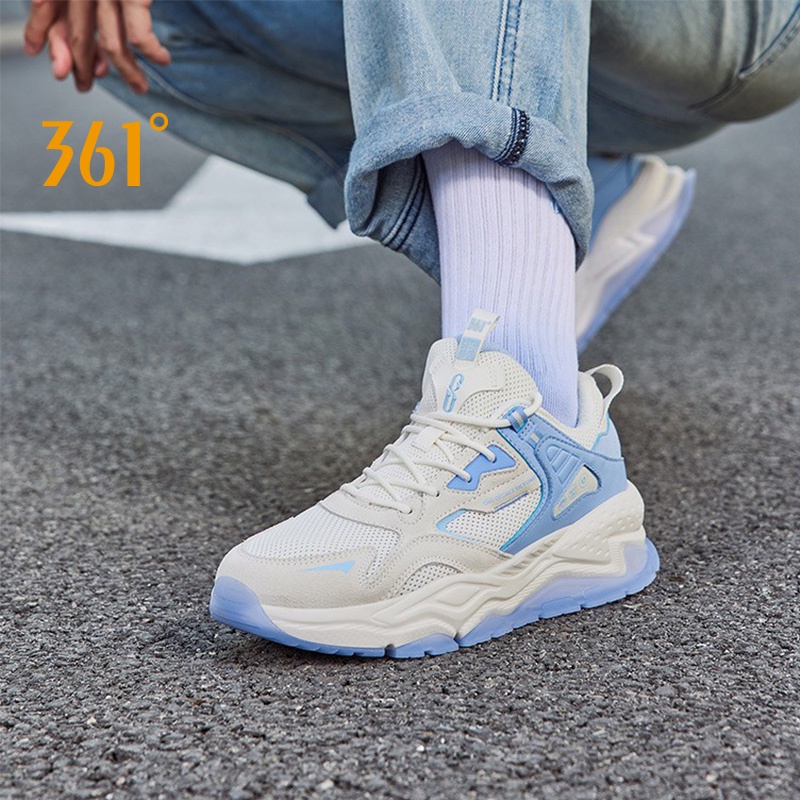 361 Degrees Track Men Shoes Sports Shoes Breathable Couple Casual ...