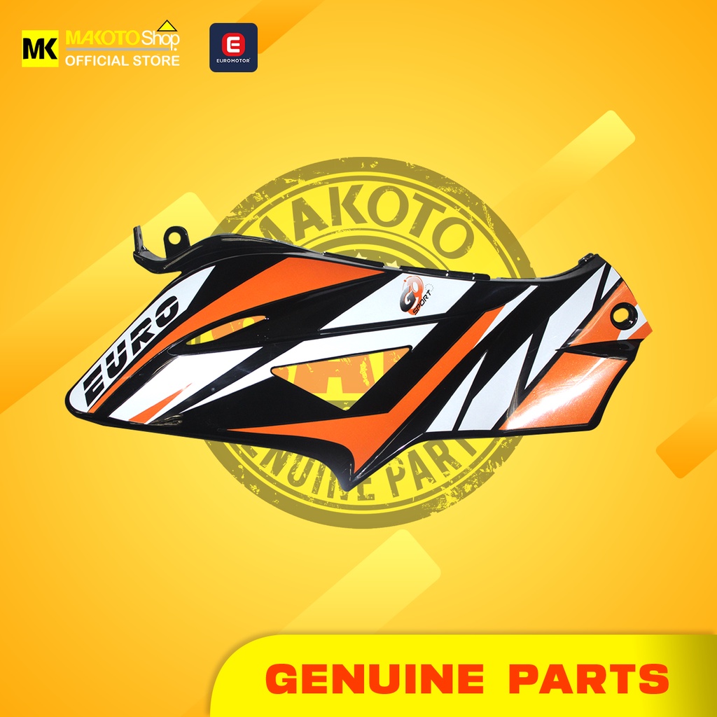 Euro Cover Main Pipe Left Side (Orange) (Euro Racing 125) | Shopee ...