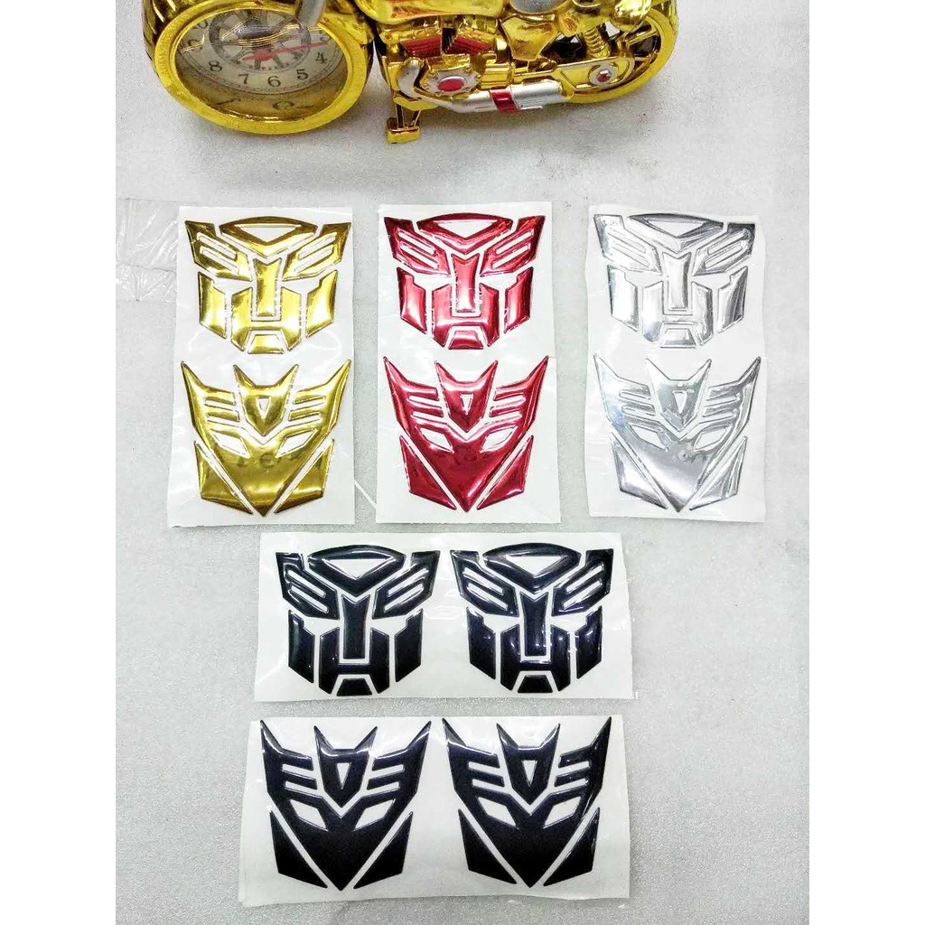 motorcycle 3D Transformers sticker | Shopee Philippines