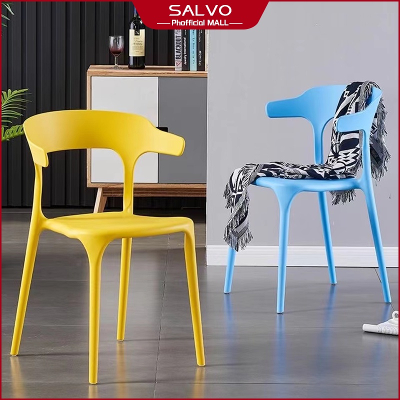 Chairs Plastic chair Stool Thickened Dining Room Chair Living Chair ...