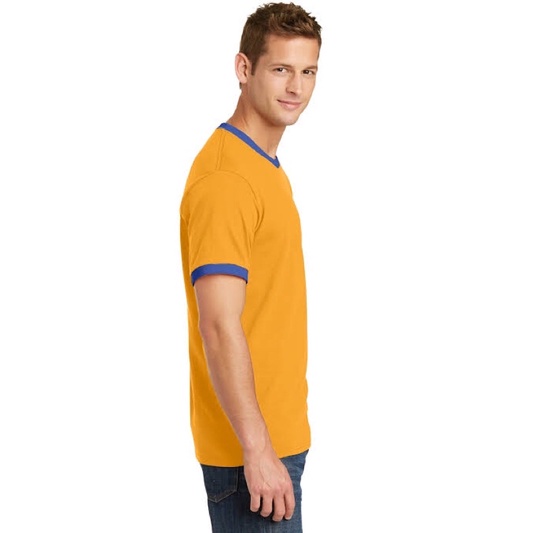 Retro Classic Plain Ringer T-Shirt | Shopee Philippines