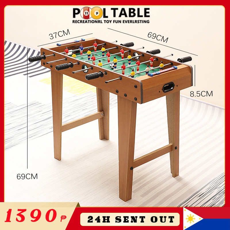 27X14 inches Wooden Table Soccer Set Adults and Kids Desktop Mini ...