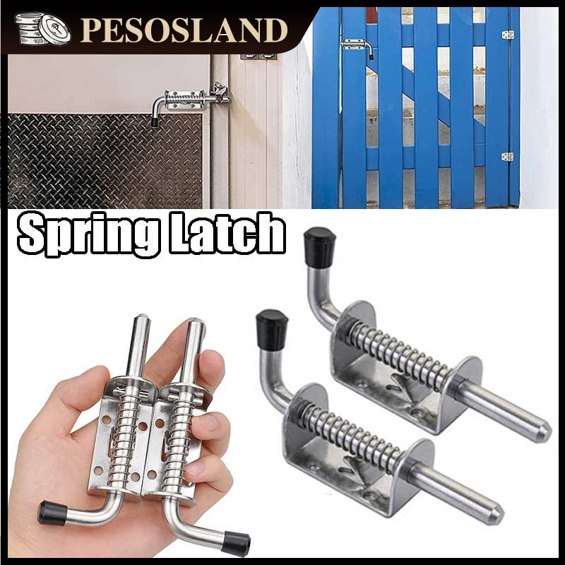 304 Stainless Steel Heavy Duty Spring Latch Lock L Type Barrel Bolt ...