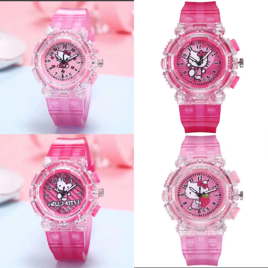 Watch for Kids Transparent Luminous Watch Cute 3D Cartoon Kids Watch ...