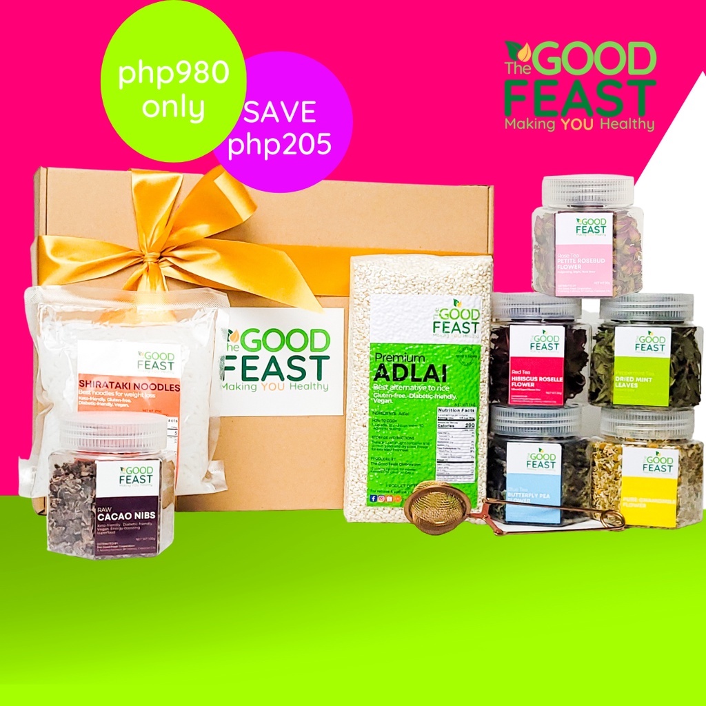 TGF Gift Box: SuperFeast Box Adlai, calming tea, red tea, blue tea ...