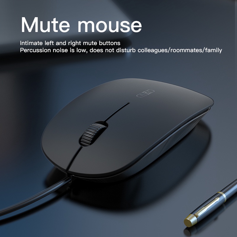 1200 DPI Wired USB Mouse, 3-Buttons, Optical Tracking, Ambidextrous PC ...