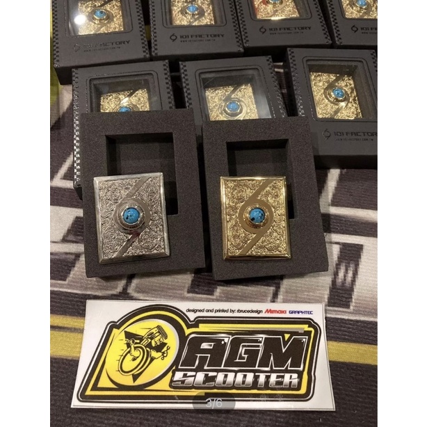 Legit 101 Factory Taiwan Front Badge for Vespa | Shopee Philippines