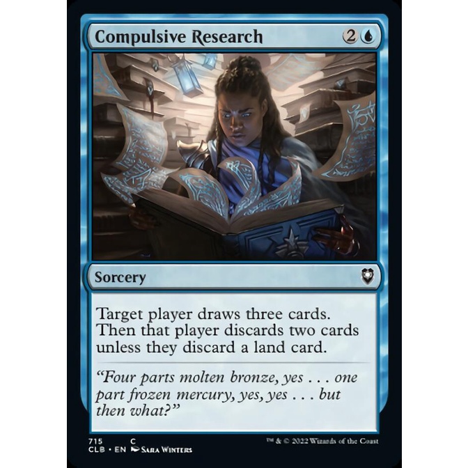 Magic the Gathering Compulsive Research Commander Legends Battle for ...