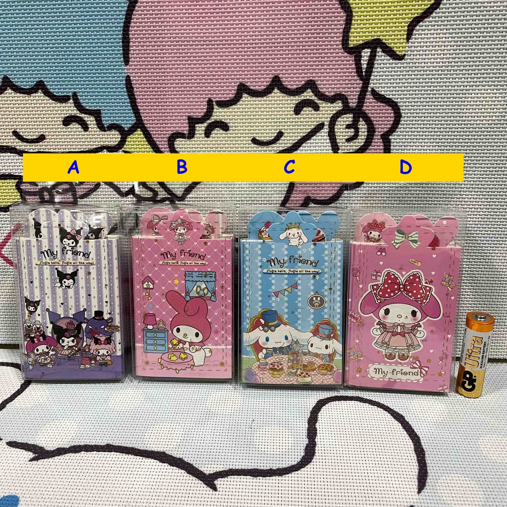 Sanrio Design Small Sticky notes 6 in 1 - Kuromi, My Melody, Roll ...