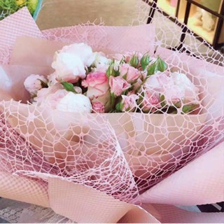 50cm*5Y Flower wrapping gauze jacquard net Korean gauze bouquet floral ...