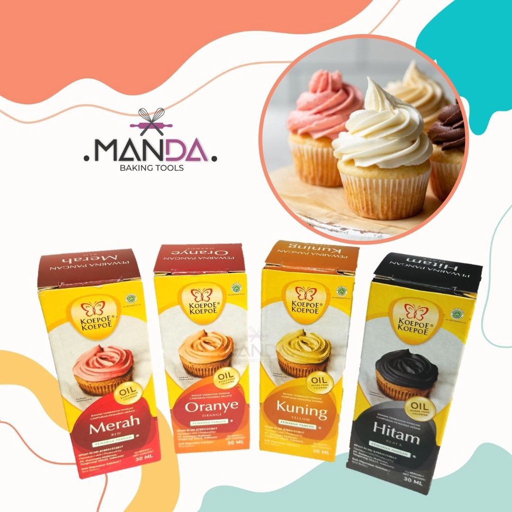 Koepoe food coloring oil based food coloring 30ml | Shopee Philippines