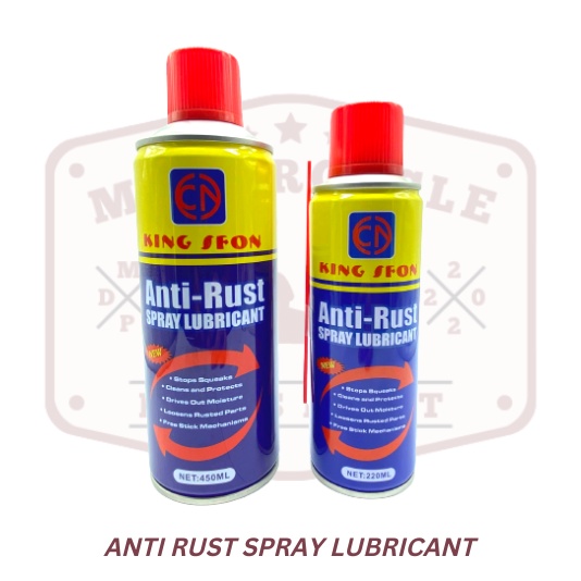 ANTI-RUST SPRAY LUBRICANT 450ml / 220ml | Shopee Philippines