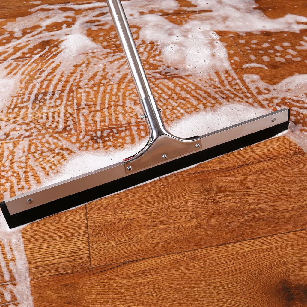 80cm/31.5" Heavy Duty Floor Squeegee Complete Set Tile Wiper Stainless ...