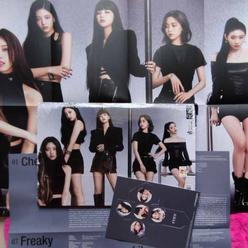 ONHAND ITZY CHECKMATE CHESHIRE UNSEALED OFFICIAL ALBUM RYUJIN YEJI LIA ...